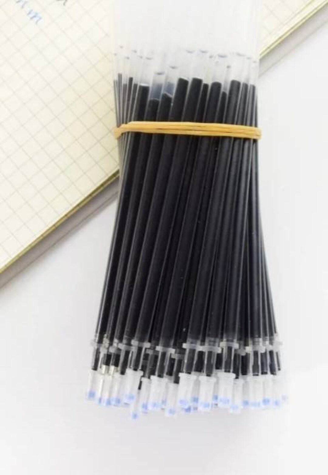 4 or 8 BLACK INK REFILLS 0.5mm Needle Black Coloured Refills - Etsy