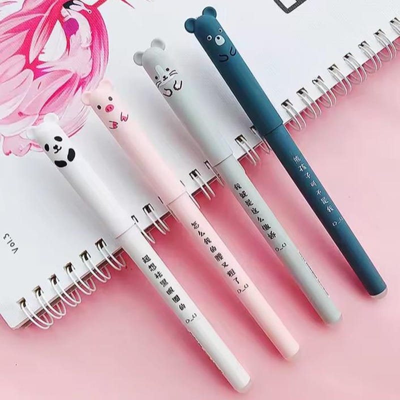 Animal Erasable Pens - Etsy UK