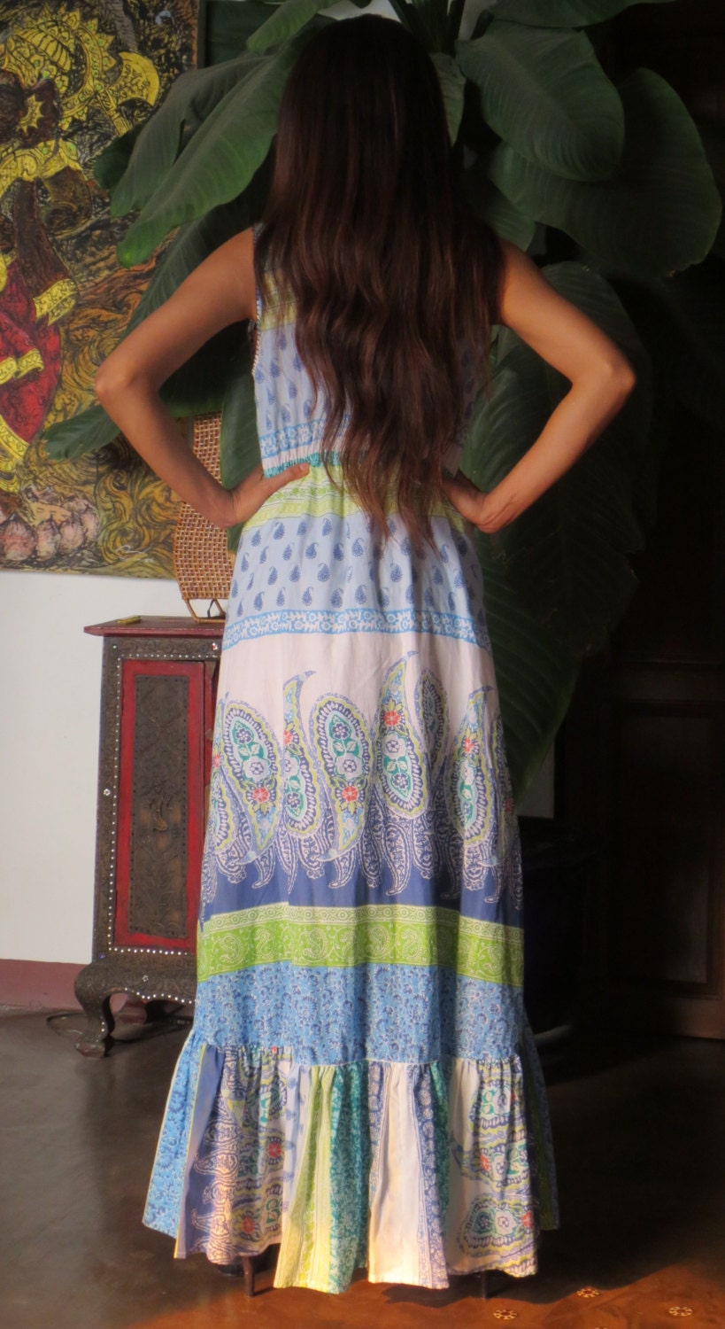 Embroidery Boho WEDDING Angel Gypsy Long Maxi Hippy Dress - Etsy