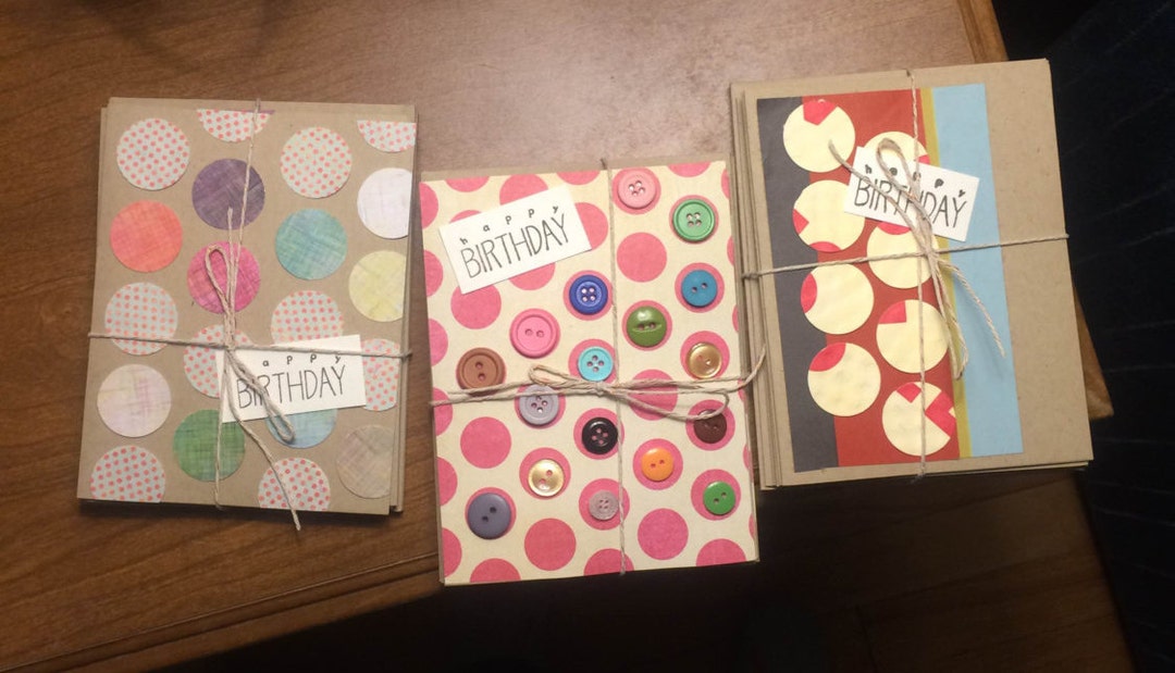 Happy Birthday Cards. Made to Order Birthday Cards. Patterned Birthday ...