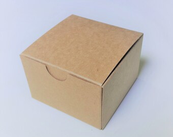 4x4x4 Kraft Box | Etsy