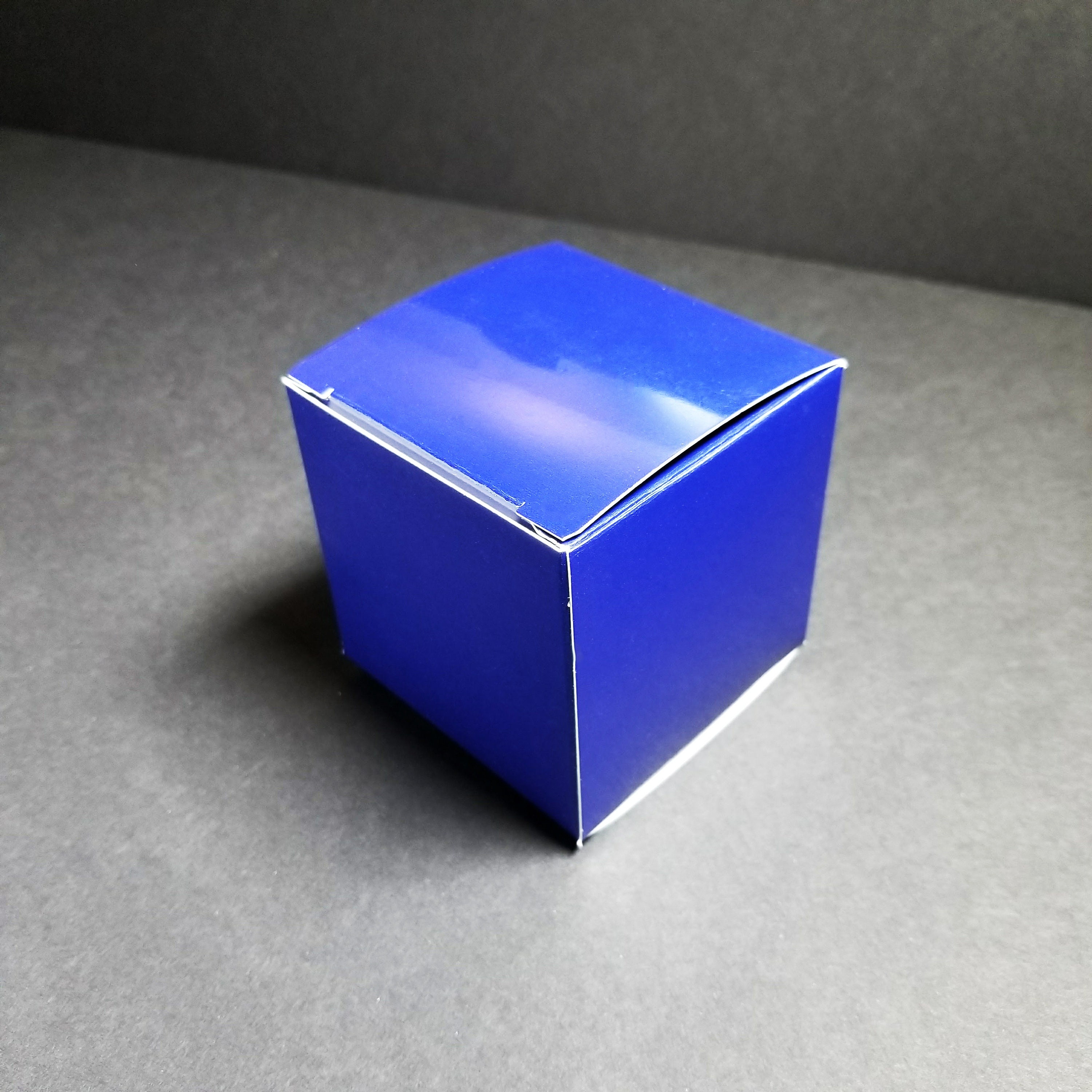 10 3x3x3 inch Blue Gift Box Tuck Top Craft Supplies & Tools Glass Art ...