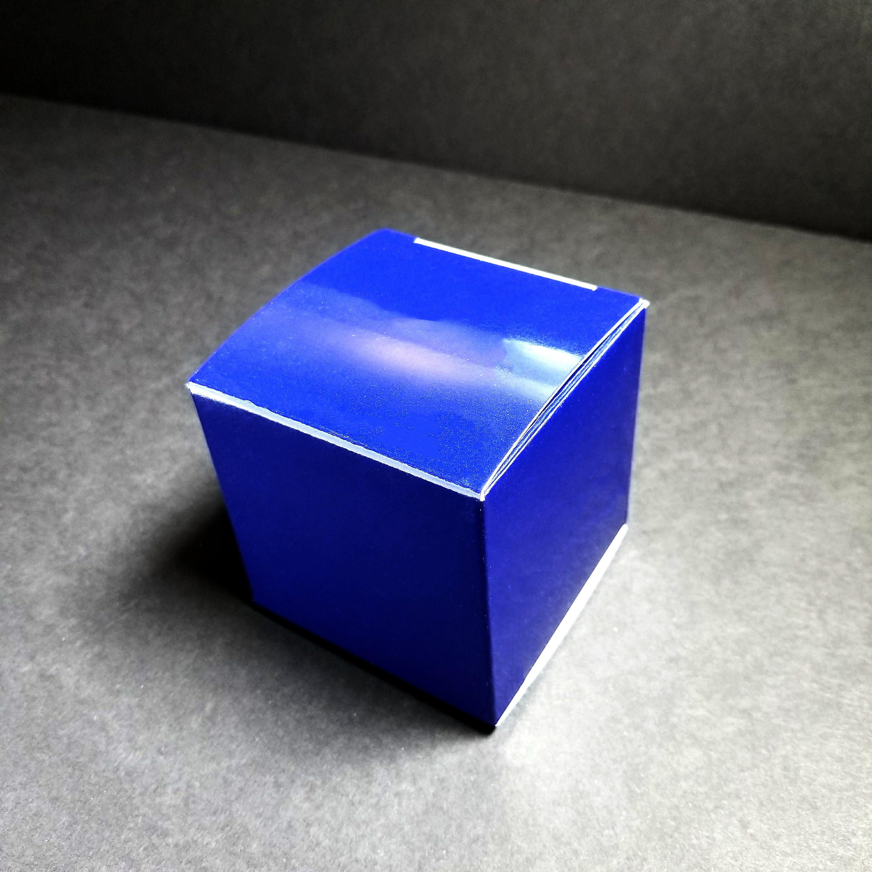 10 3x3x3 inch Blue Gift Box Tuck Top Craft Supplies & Tools Glass Art ...