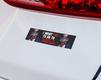 Hell Bumper Sticker - Etsy