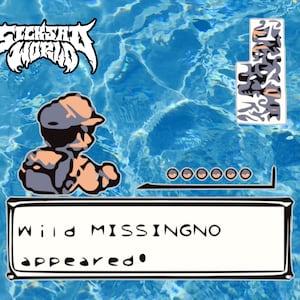 Wild MISSINGNO Appeared Pokemon Gameboy Screen Shot Sticker - Etsy