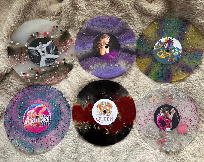 CUSTOM DISPLAY Resin Faux Record 7 / Wall Hanging Art / Faux Vinyl - Etsy