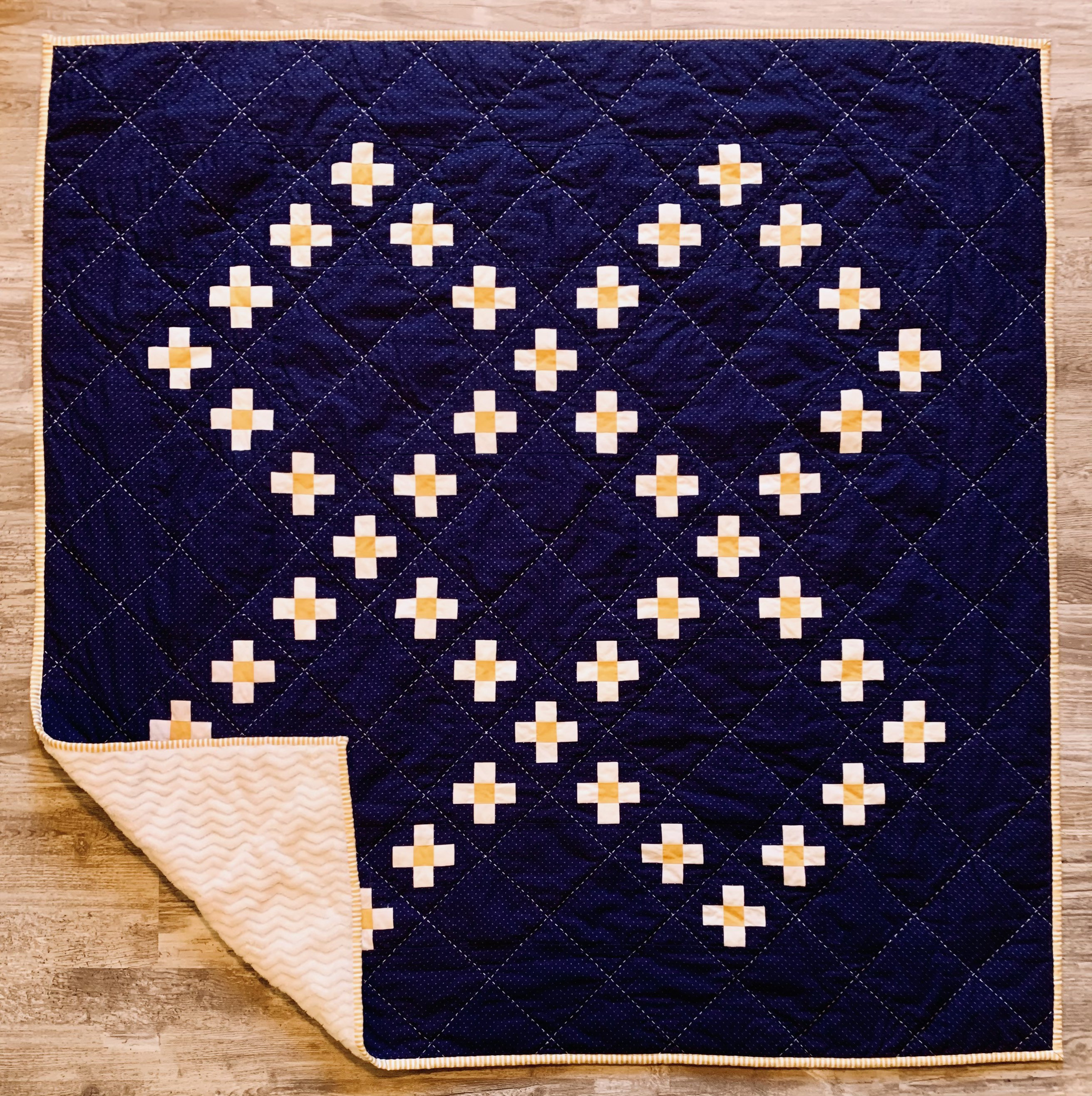 Daisy Chain PDF Quilt Pattern by Theowlhutch | Baby Quilt, Throw and ...