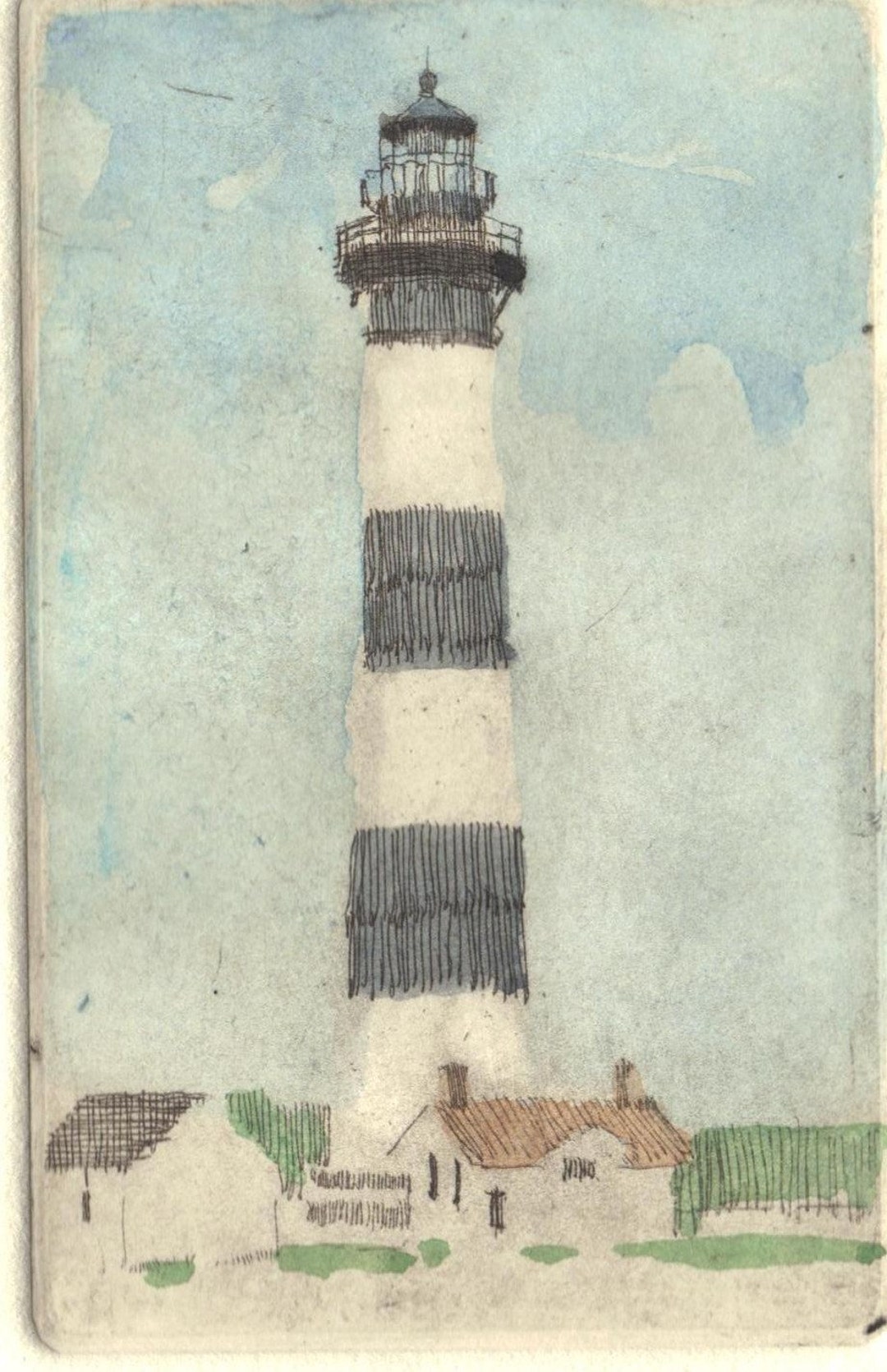 Etching "bodie Lighthouse" - Etsy
