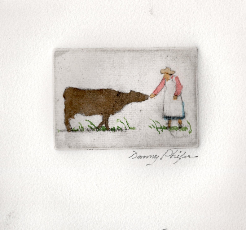 Etching "country Chores" - Etsy