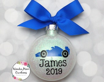 Race Car Ornament - Etsy