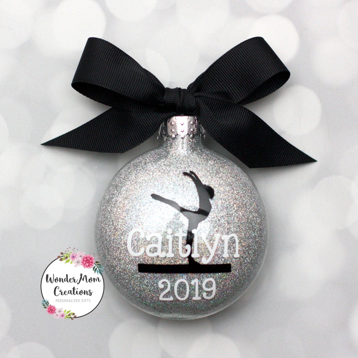Gymnast Balance Beam Ornament | Etsy