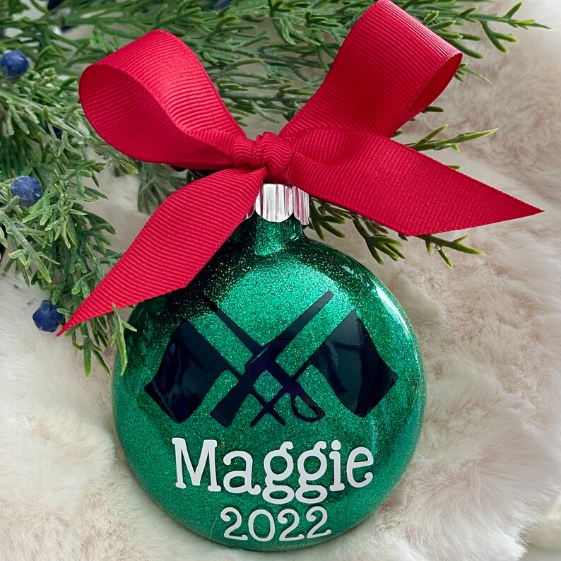 Color Guard Flag Rifle Christmas Ornament - Etsy