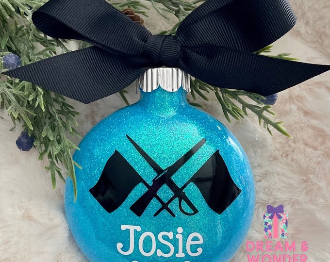Color Guard Flag Rifle Christmas Ornament - Etsy