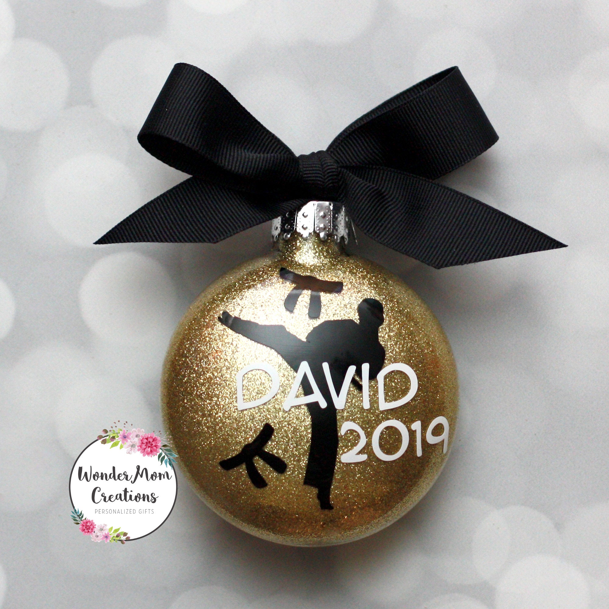 Karate Martial Arts Personalized Christmas Ornament | Etsy