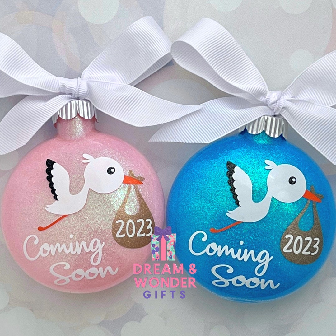 Stork Coming Soon 2025 Christmas Ornament - Etsy