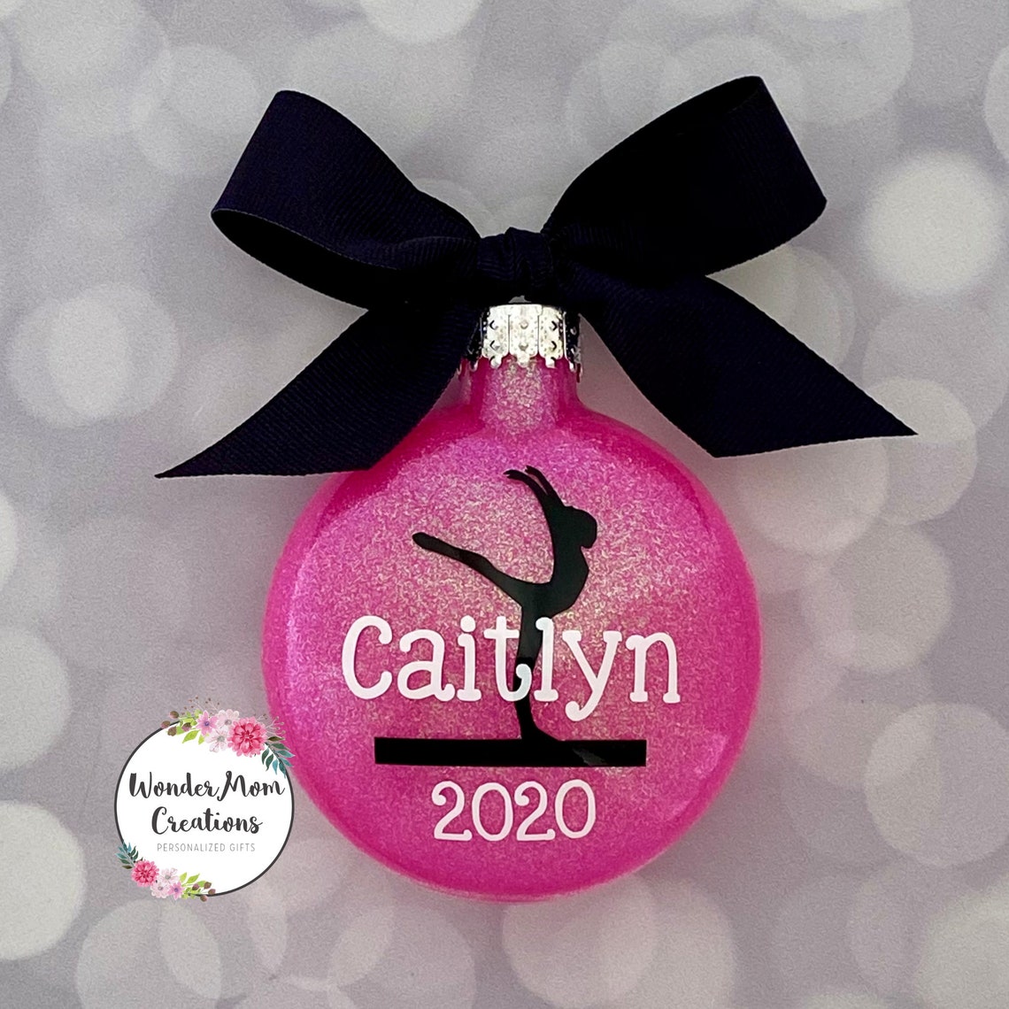 Gymnast Balance Beam Ornament | Etsy