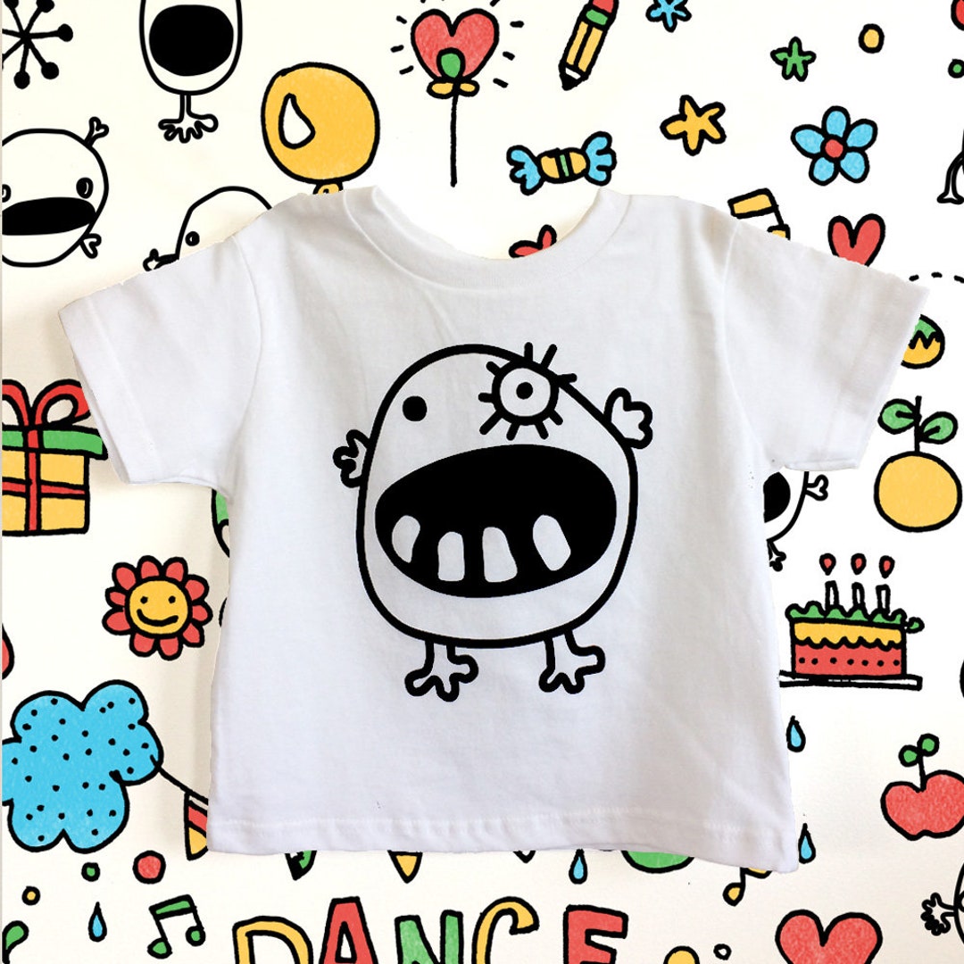 Monster Kids Tshirt, Monster Print, Kids Shirts, Toddler Shirt, Kids ...