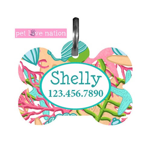 Pet ID Tag Surfing Dog - Etsy