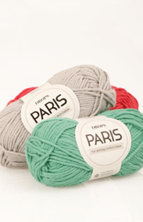 DROPS Paris 100% Cotton yarn | Etsy