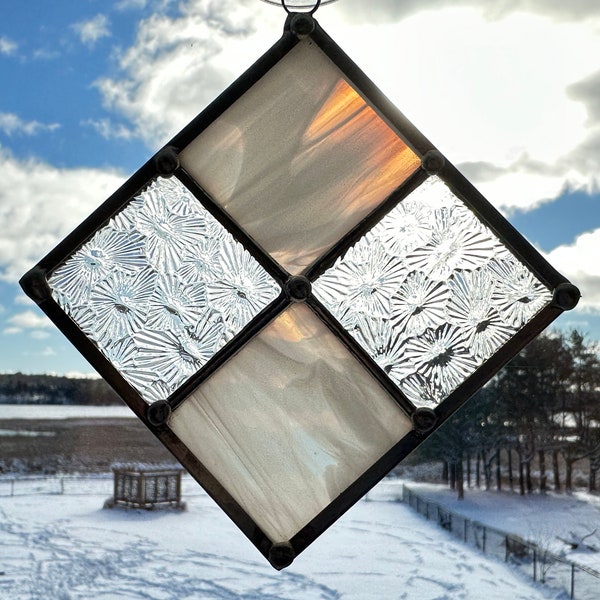 White Stained Glass - Etsy