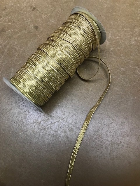 1/4" Wide Metallic Gold Tone Elastic - Etsy