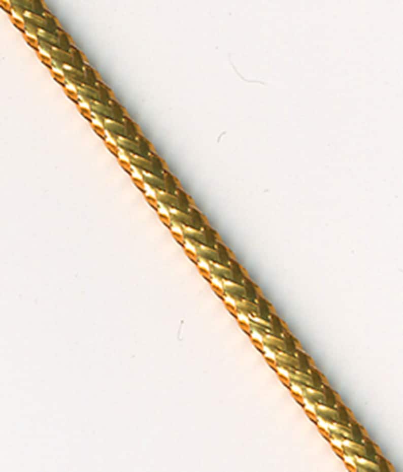 Metallic Gold Braided Rope 0.125" Width - Etsy