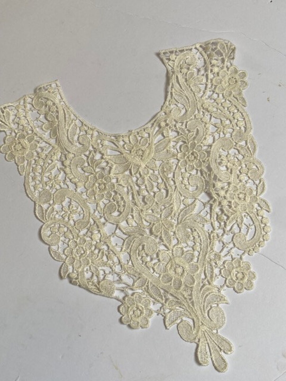 Large Beautiful Modesty Lace Insert - Dyeable - Etsy