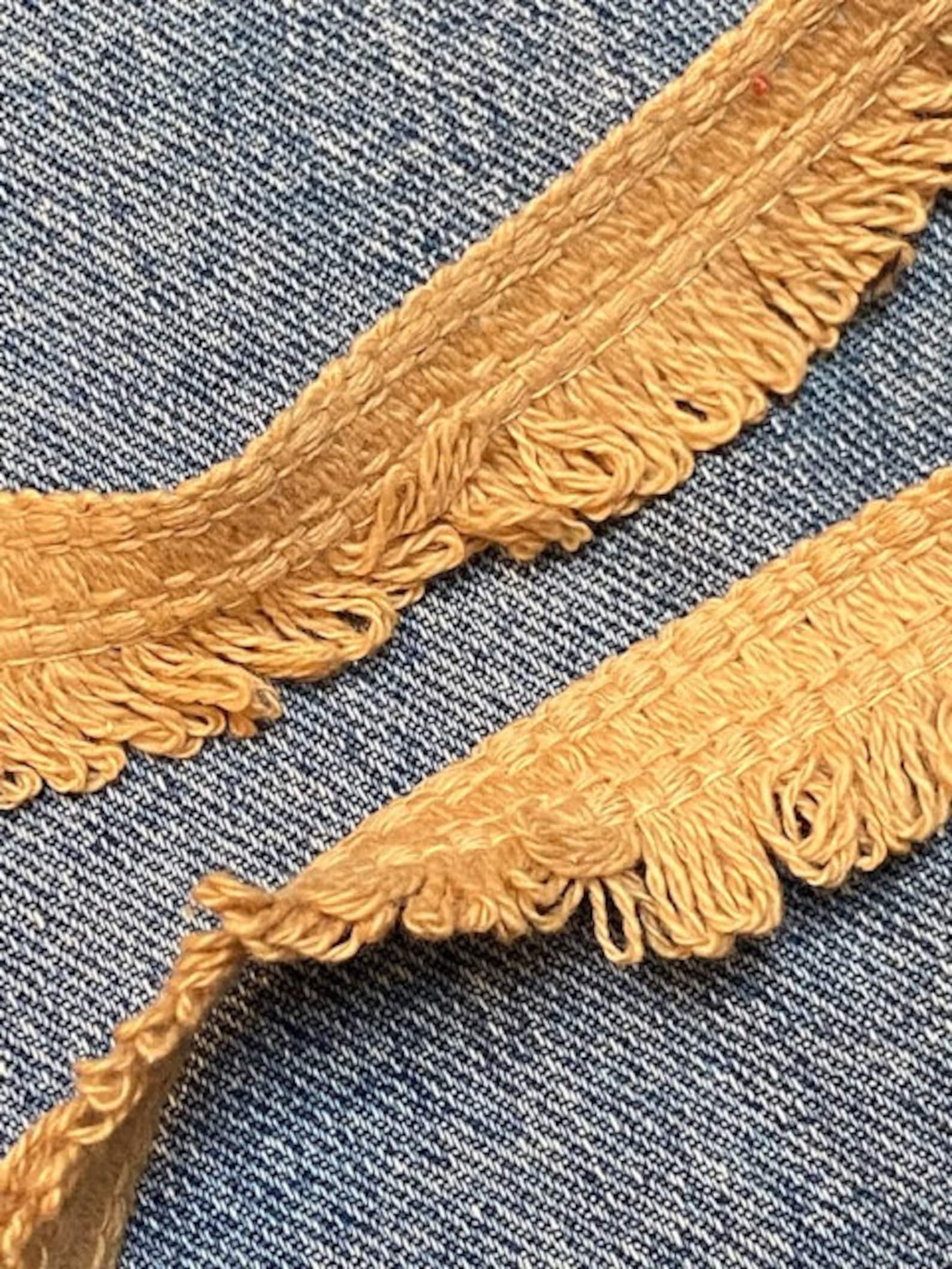 7/8" Wide Jute Fringe Trim - Etsy