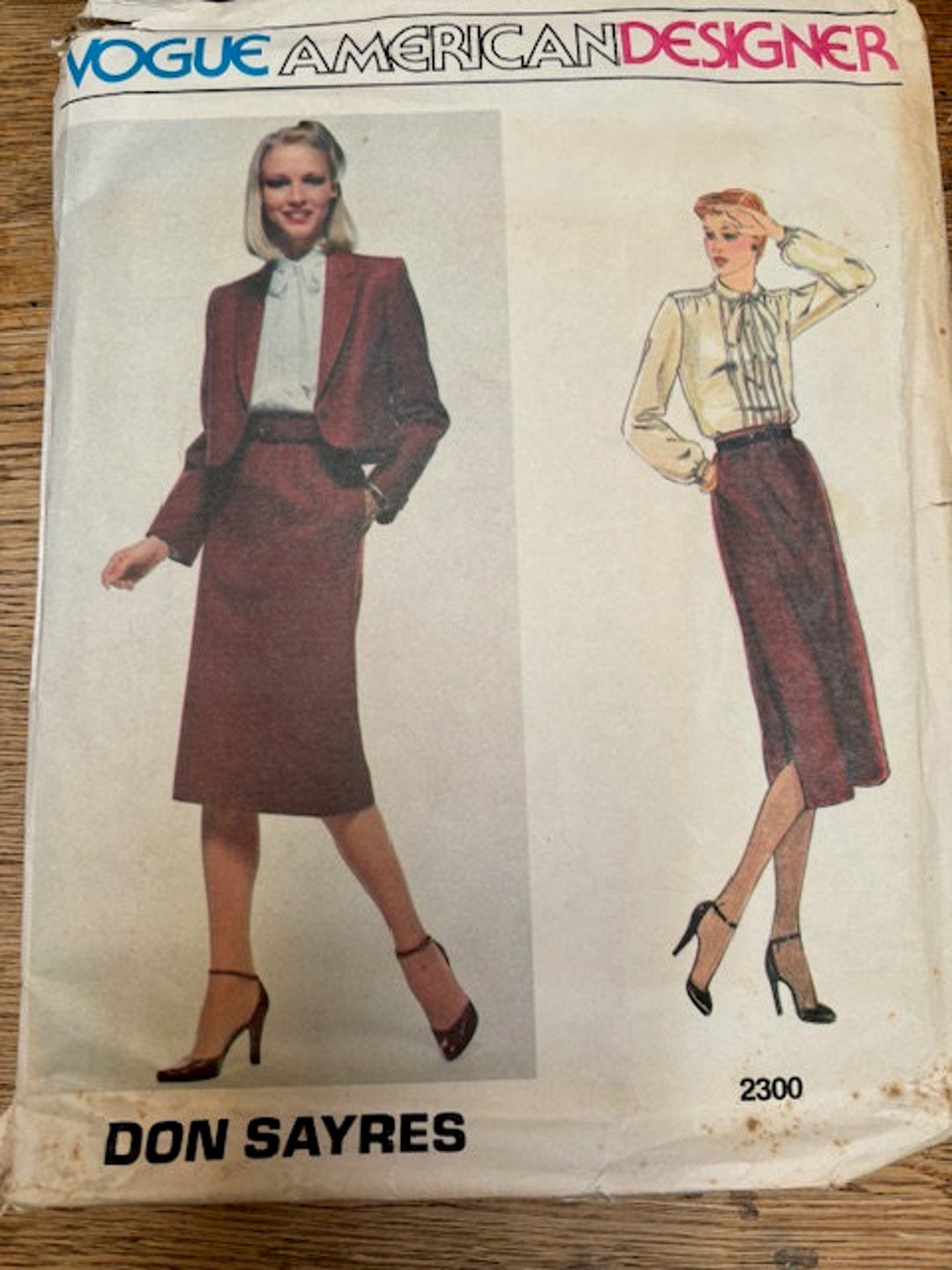 FF Vogue Sewing Pattern 2300 in Size 10 - Etsy
