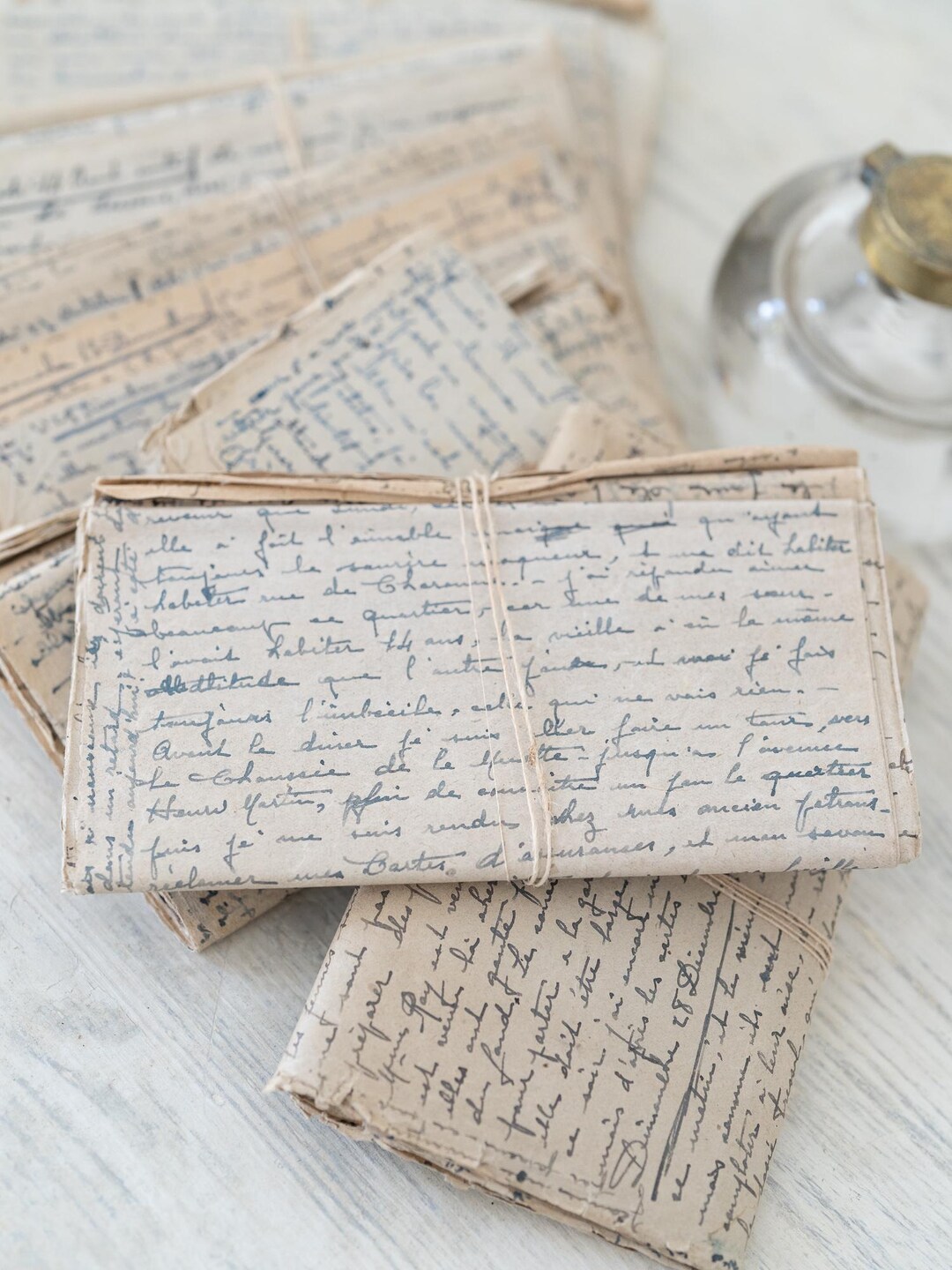 Vintage French Papers, Foreign Language Text Pages, Mixed Media Art ...