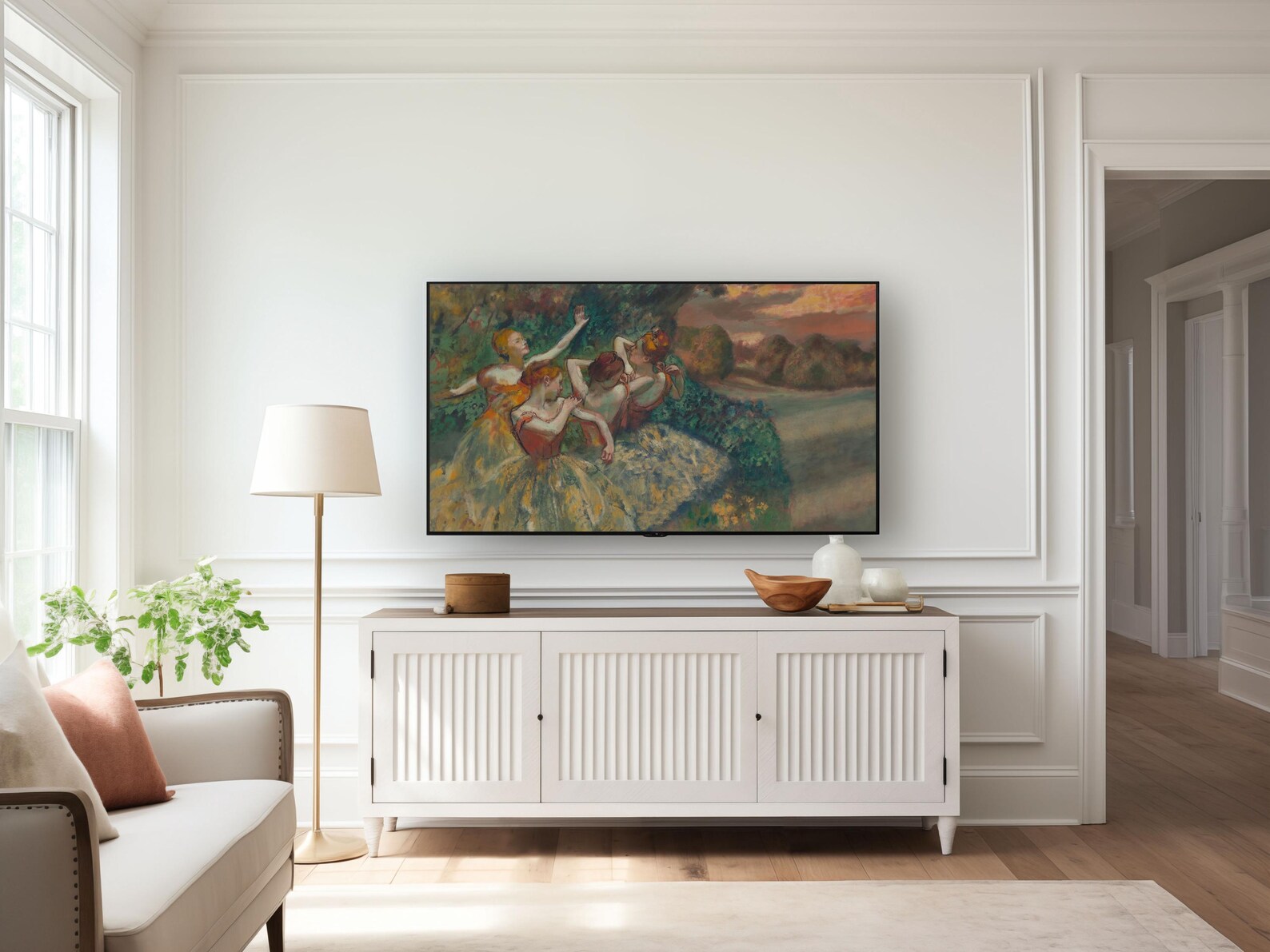 Vintage Ballet Art for Frame TV, Degas Ballerina, Digital Screensaver ...