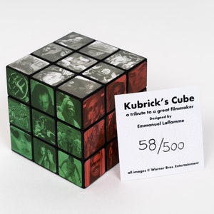 Kubrick's Cube Limited Edition modified Rubik's Cube, Featuring Colored ...
