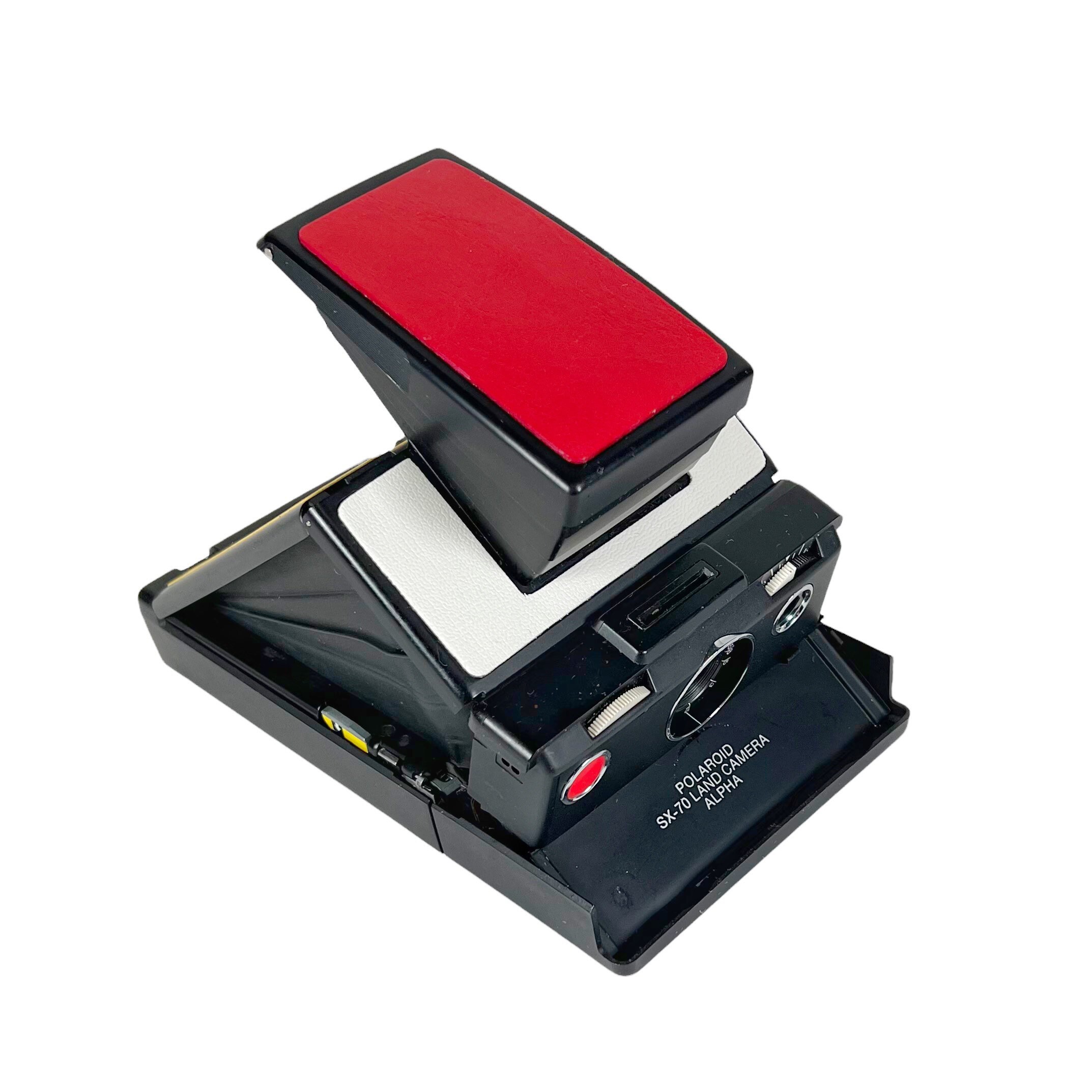 A Mondrian Esque Black SX70 Alpha - Rebuild, New red, Yellow, Blue and ...