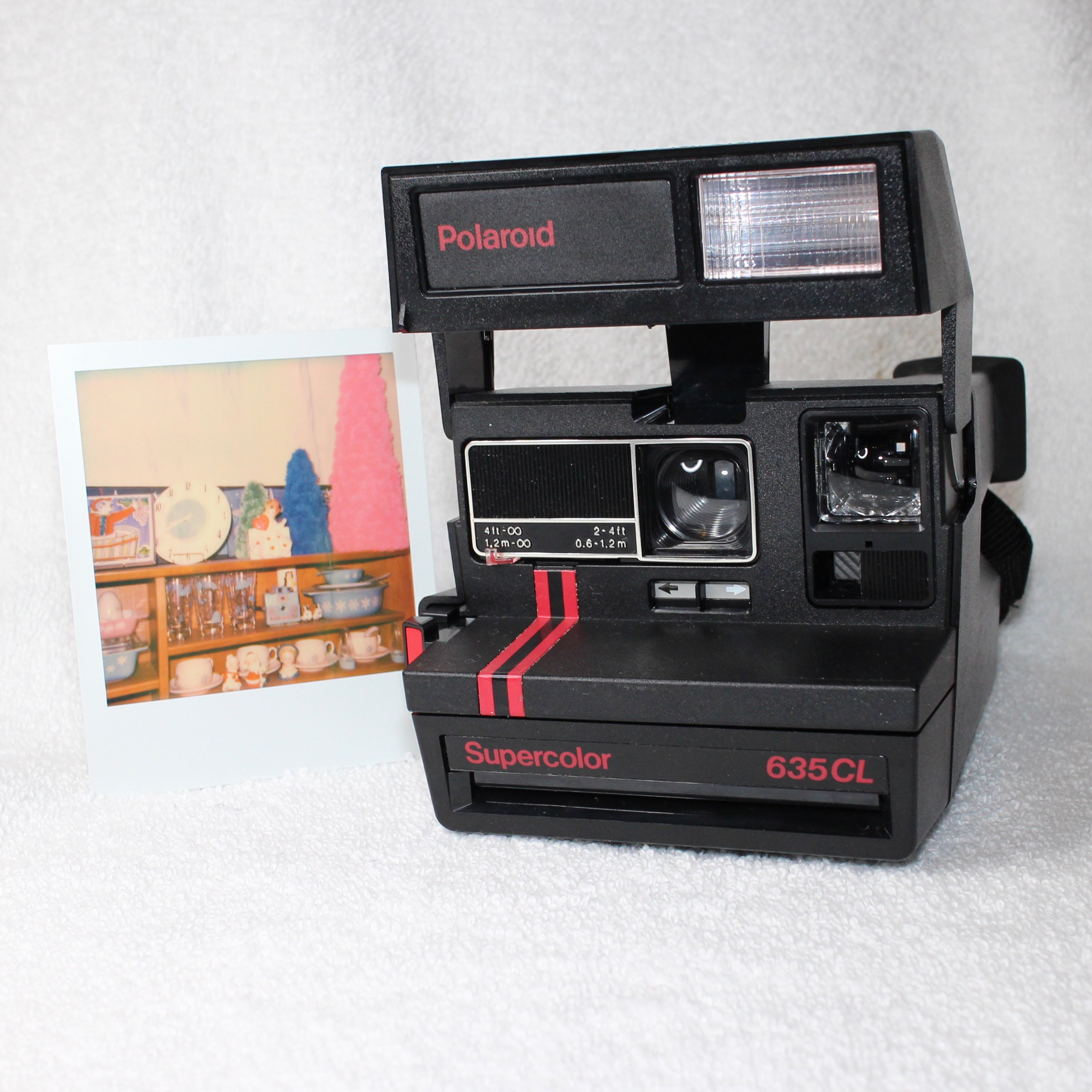 Original Dual Stripe Polaroid Supercolor 635CL with Close Up - Works ...