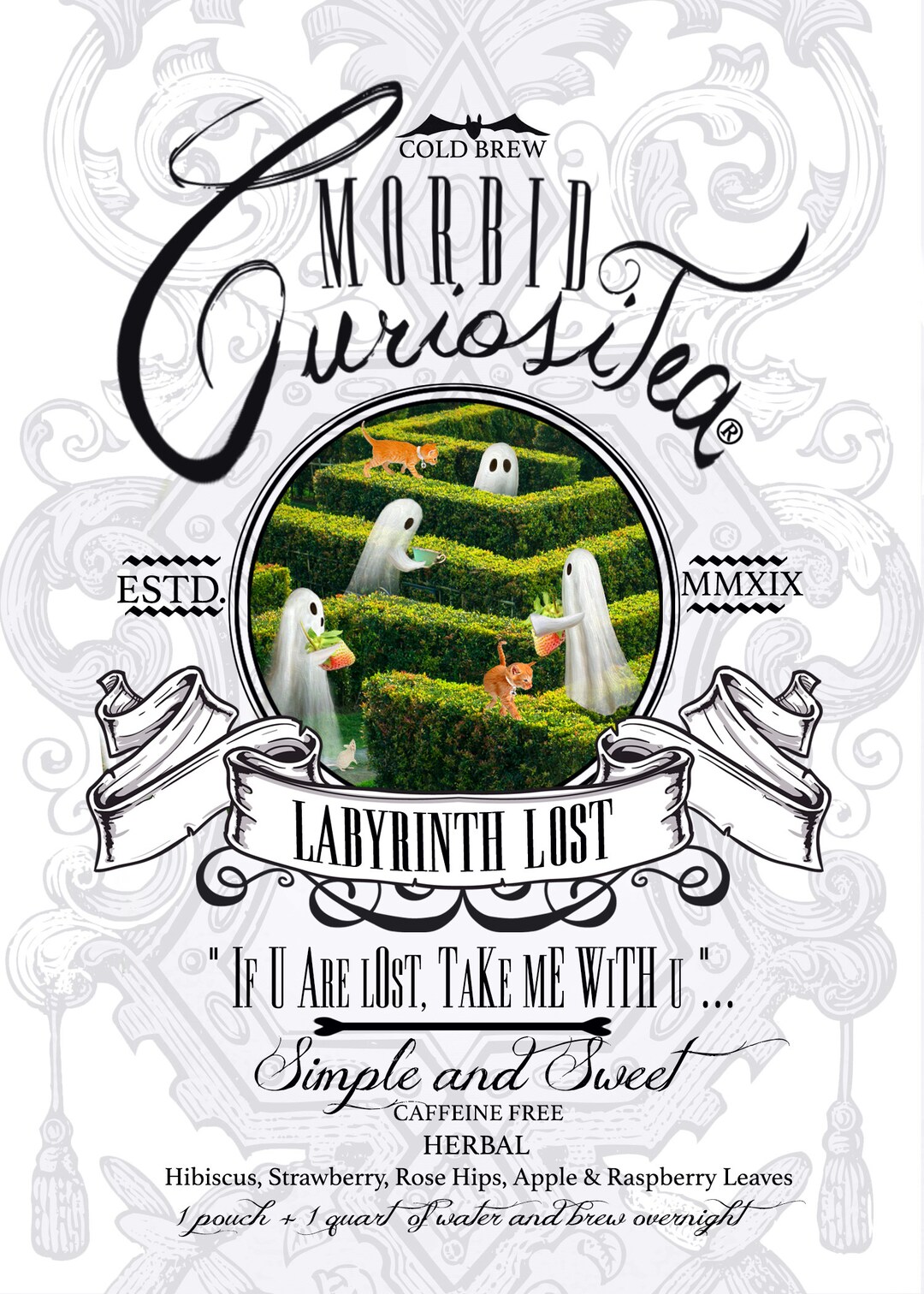 COLD BREW COLLECTION Morbid Curiositea Iced Tea Box With Strawberry ...