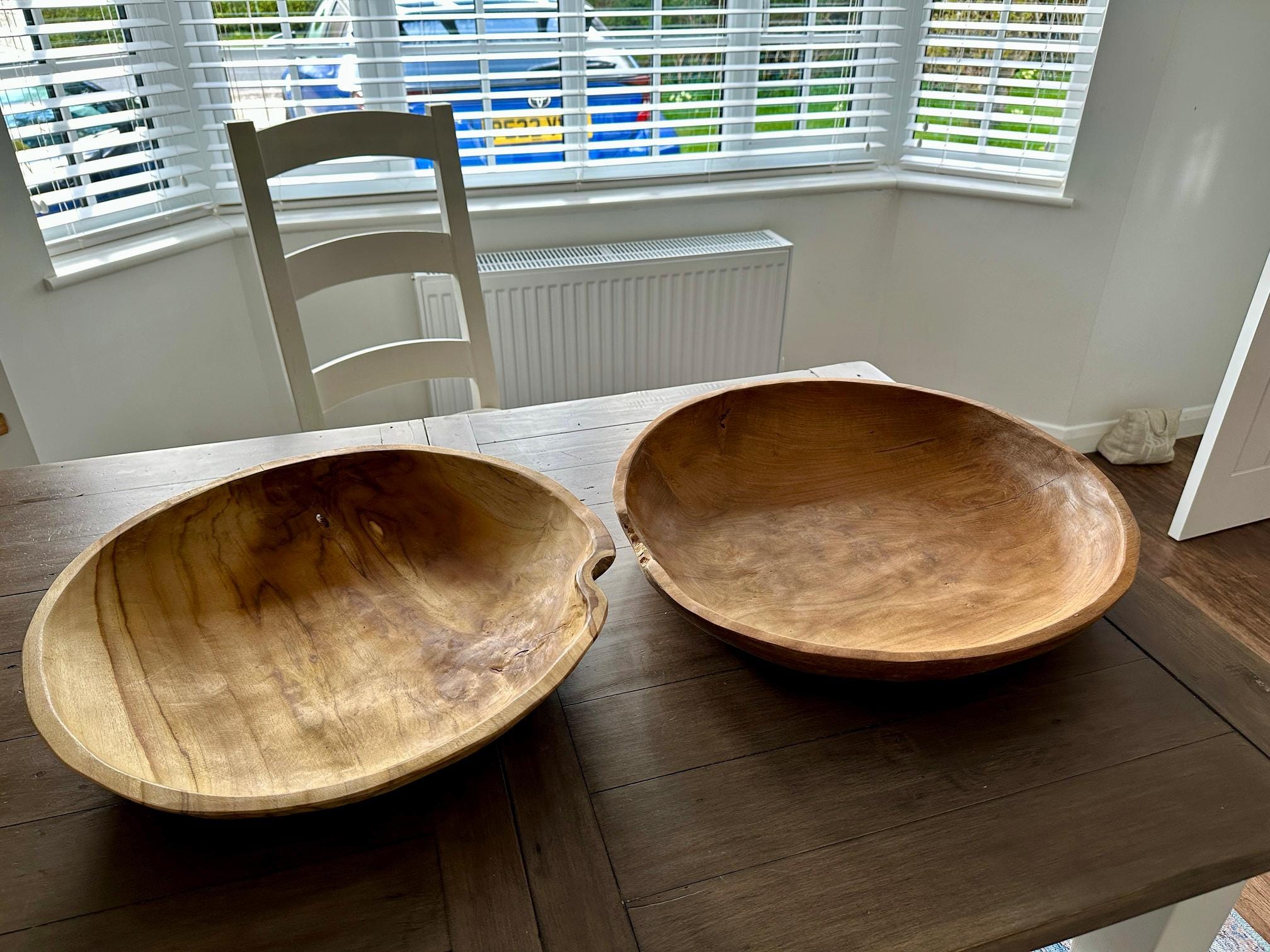 HUGE 50cm Wood Bowl / Wooden Bowl / Fruit Bowl / Rustic Teak Root Bowl ...