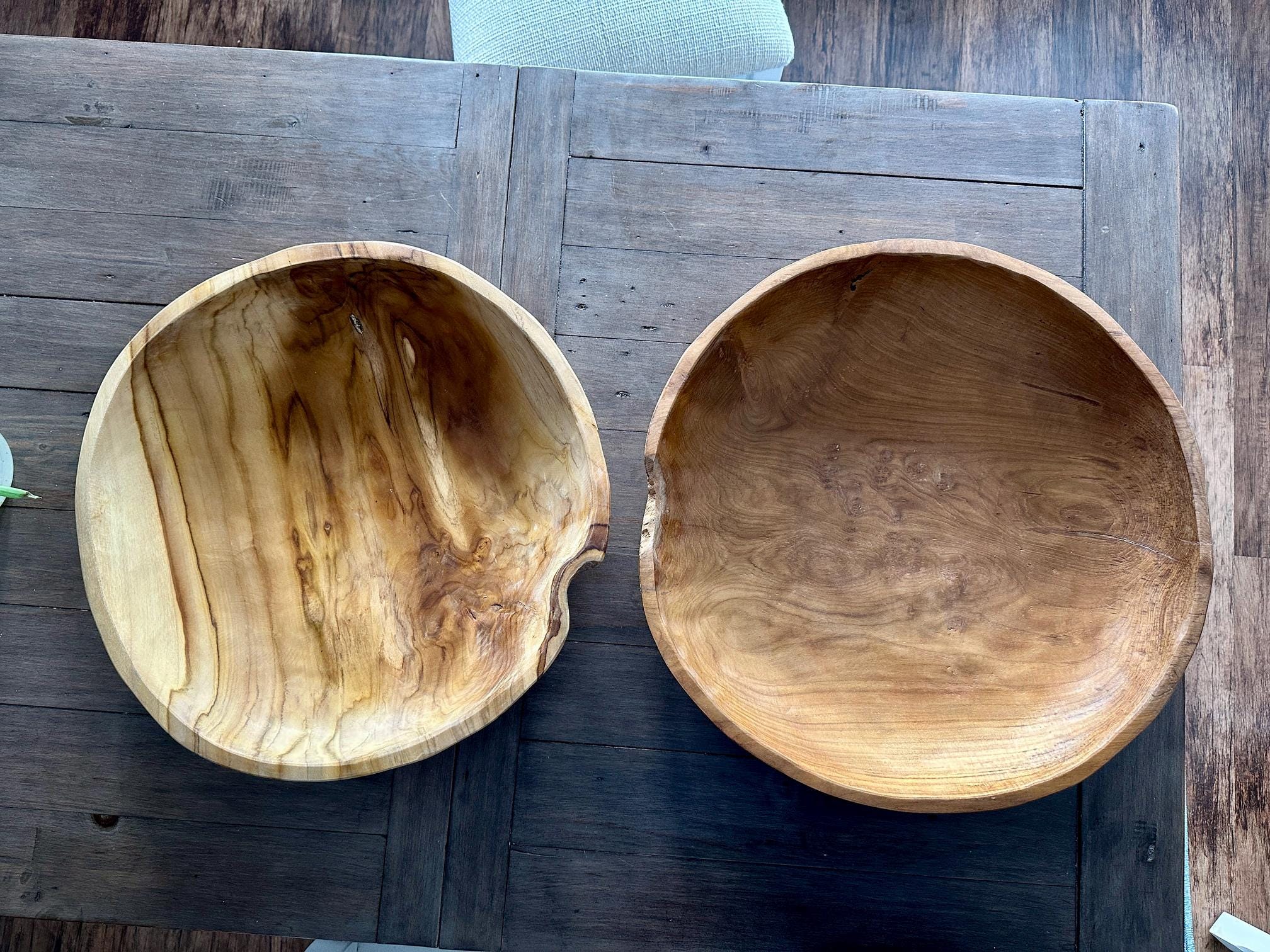 HUGE 50cm Wood Bowl / Wooden Bowl / Fruit Bowl / Rustic Teak Root Bowl ...