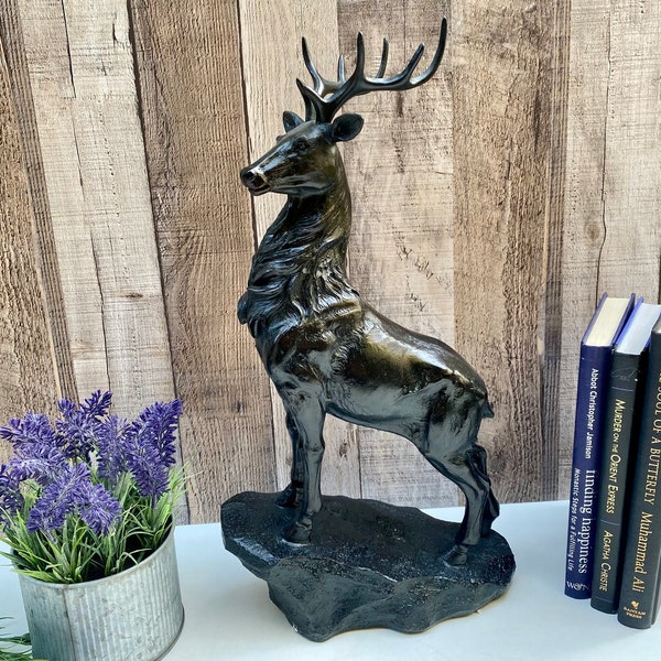 Stag Figurine - Etsy UK