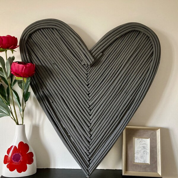Wicker Heart - Etsy UK