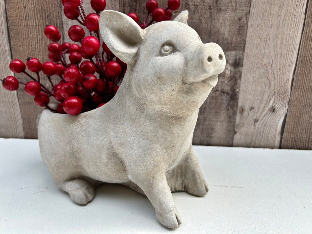 Pig / Pig Gift / Pig Planter / Pig Plant Pot / Pig Flower Pot / Pig ...