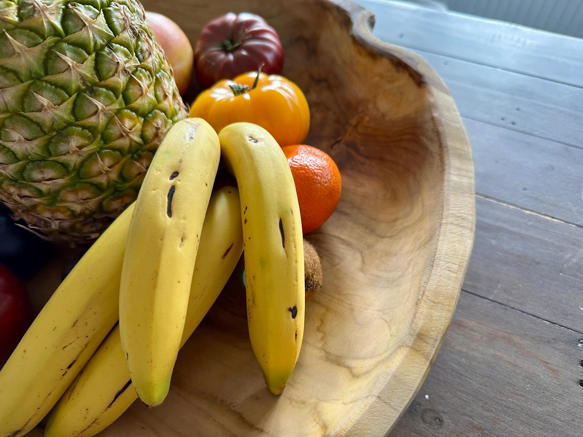 HUGE 50cm Wood Bowl / Wooden Bowl / Fruit Bowl / Rustic Teak Root Bowl ...