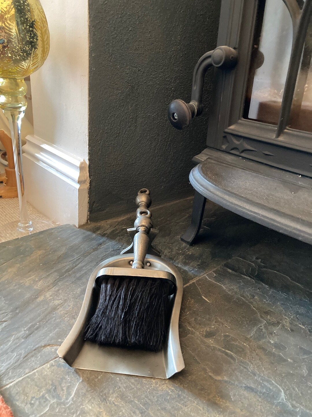Hearth Tidy / Ash Pan and Brush Set / Hearth Set/ Fire Tidy / Fireplace ...