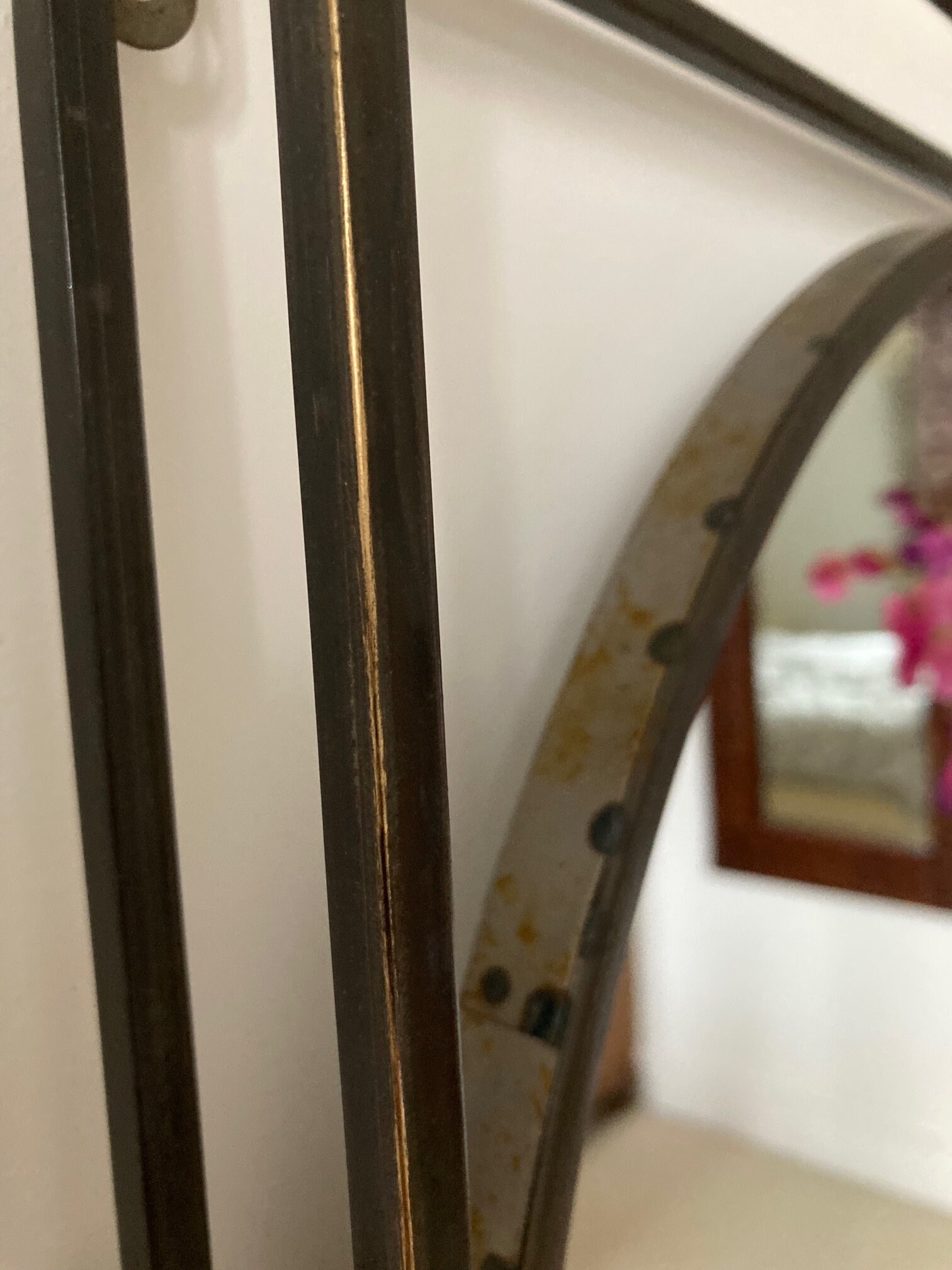 Industrial Style Mirror / Metal Wall Mirror / Round Swivel - Etsy UK