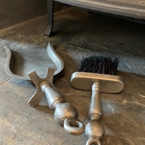 Hearth Tidy / Ash Pan and Brush Set / Hearth Set/ Fire Tidy / Fireplace ...