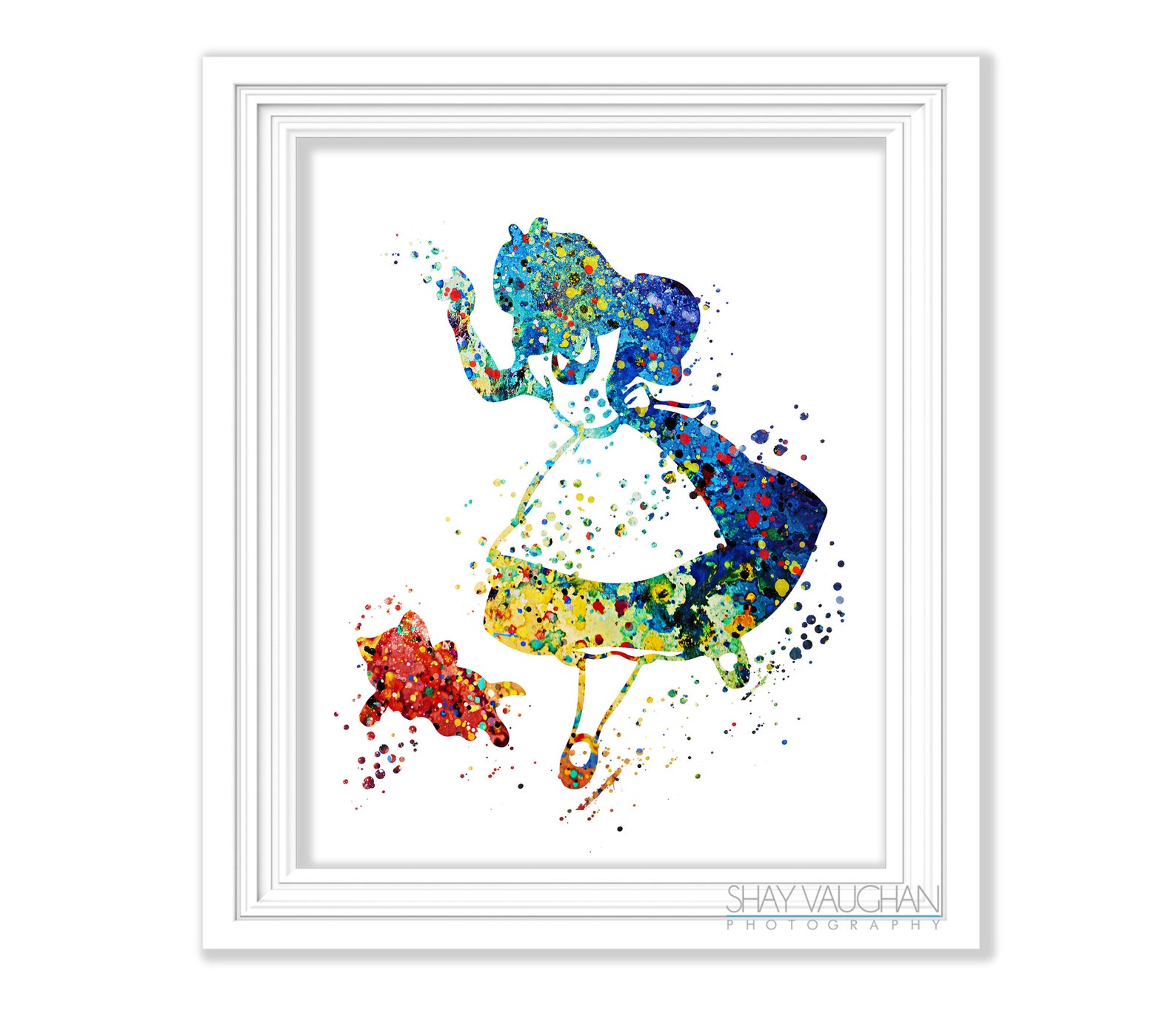 Alice in Wonderland Watercolor Art Prints 3 Print Set Alice in ...
