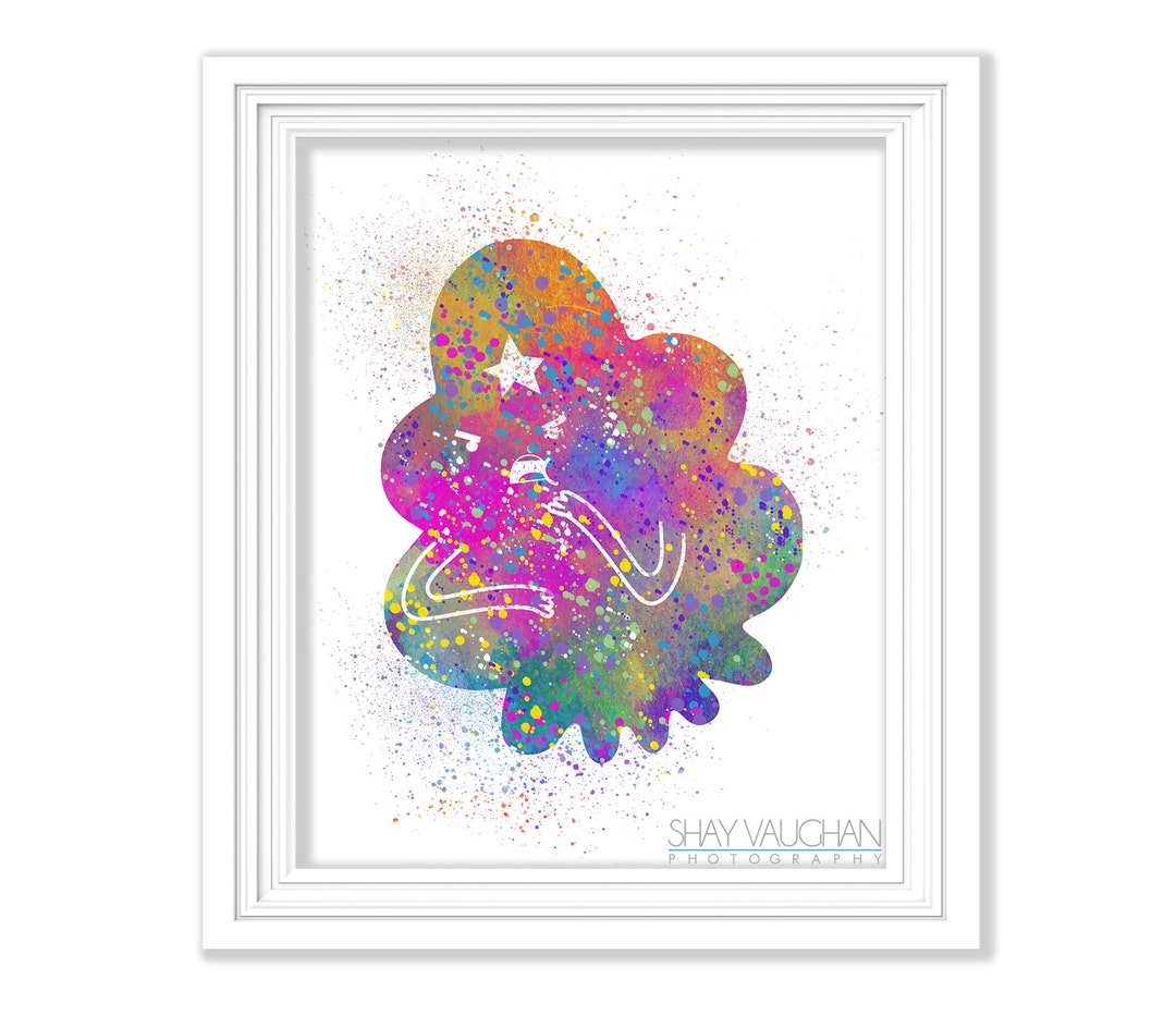 Lumpy Space Princess Art Print Watercolor Adventure Time Giclee LSP ...