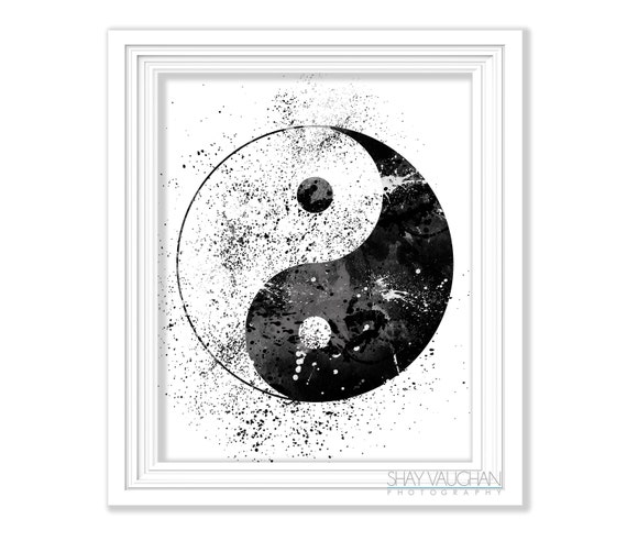 Yin Yang Art Print