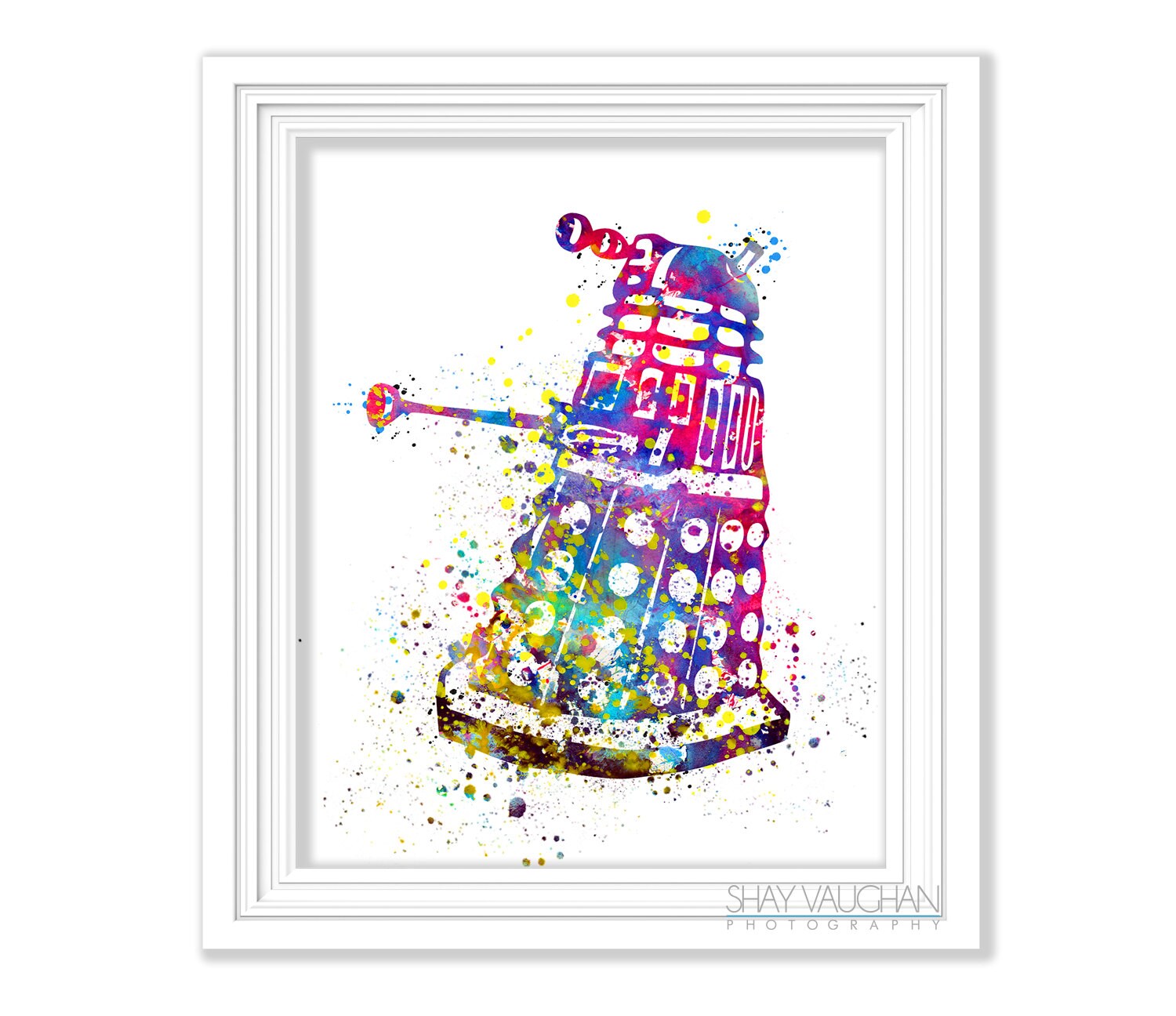 Dalek Art Print Doctor Who Art Doctor Who Dalek Watercolor - Etsy