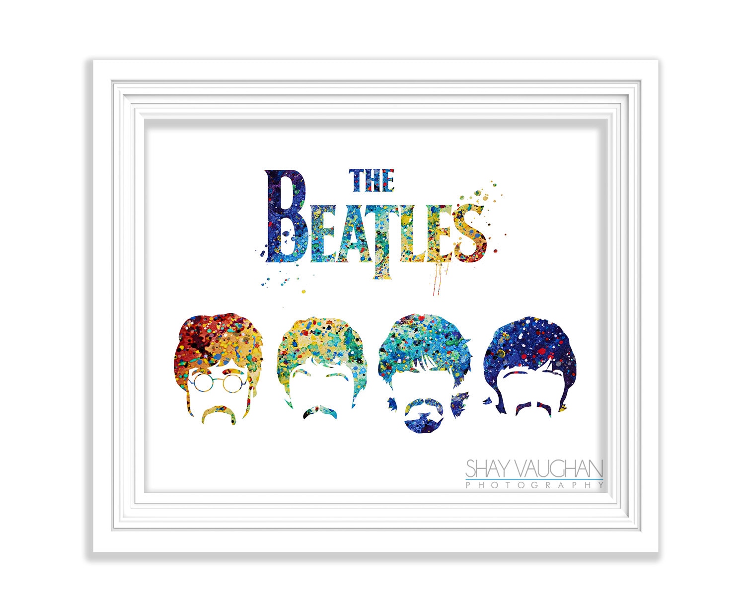 The Beatles Art Print the Beatles Watercolor Illustration | Etsy