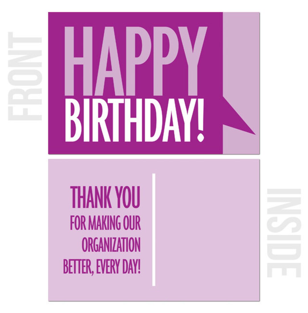 Thank You for Making Our Organization Better, Every Day! - 10-pack ...